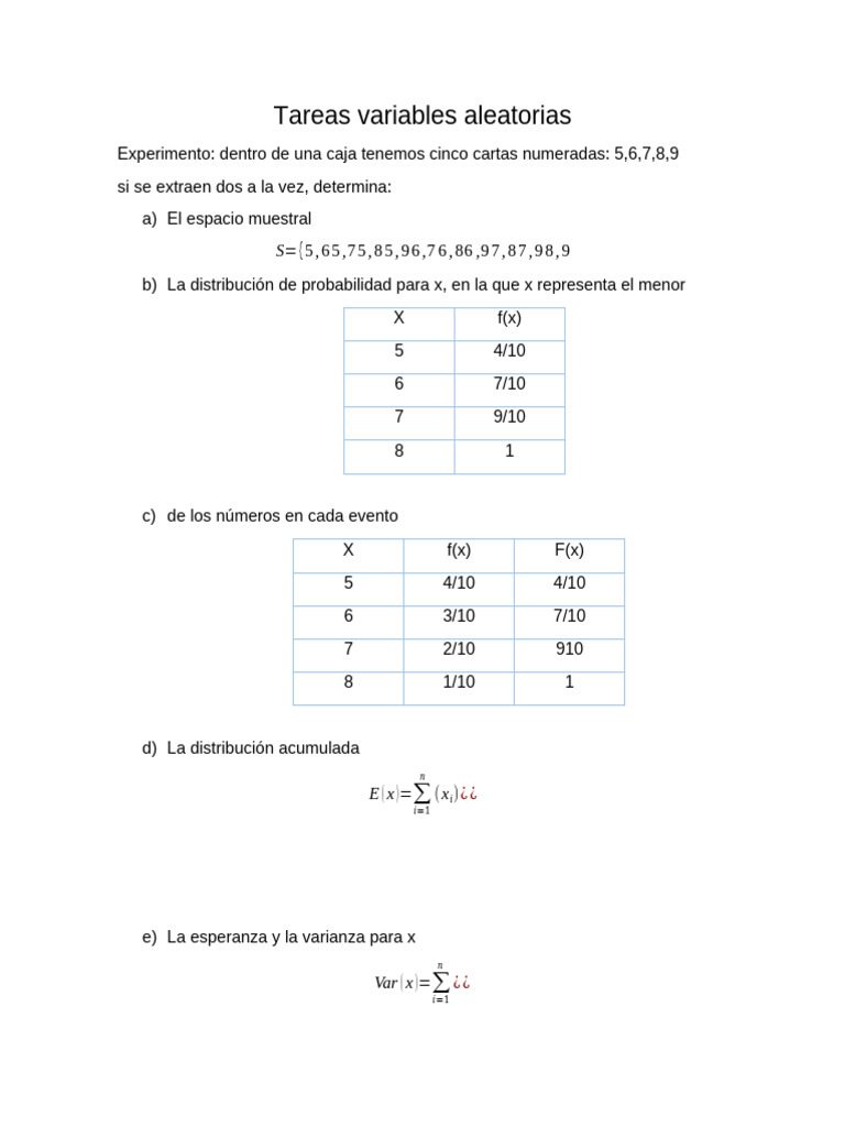 Tarea 9 Proba | PDF