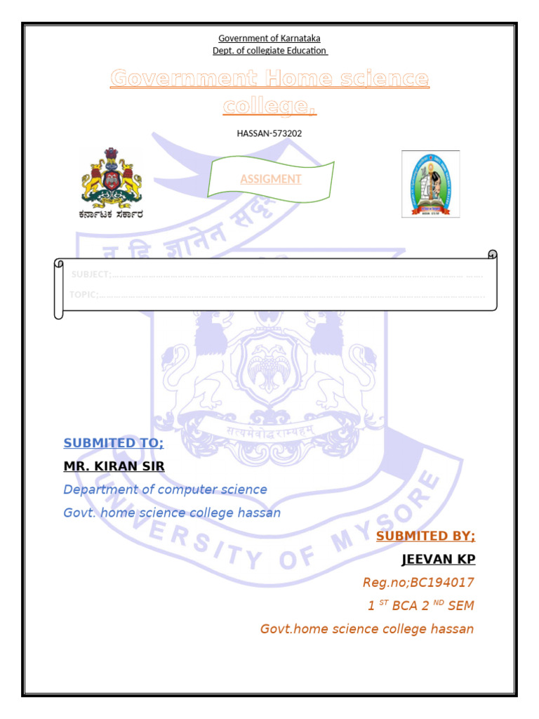 Government Home Science College | PDF