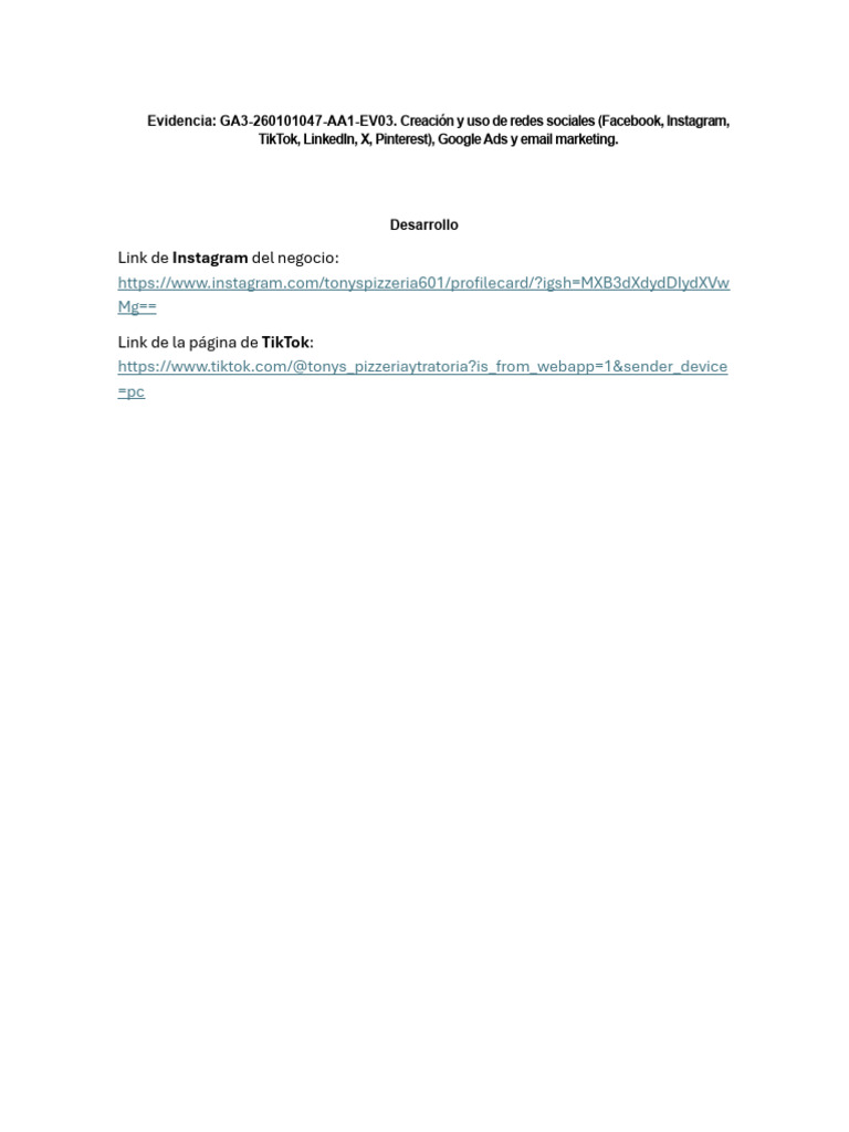 Creacion y Uso de Redes SociALES | PDF Creacion y Uso de Redes SociALES | PDF