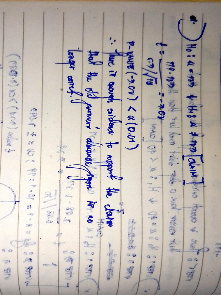 Hypothesis Testing Pdf