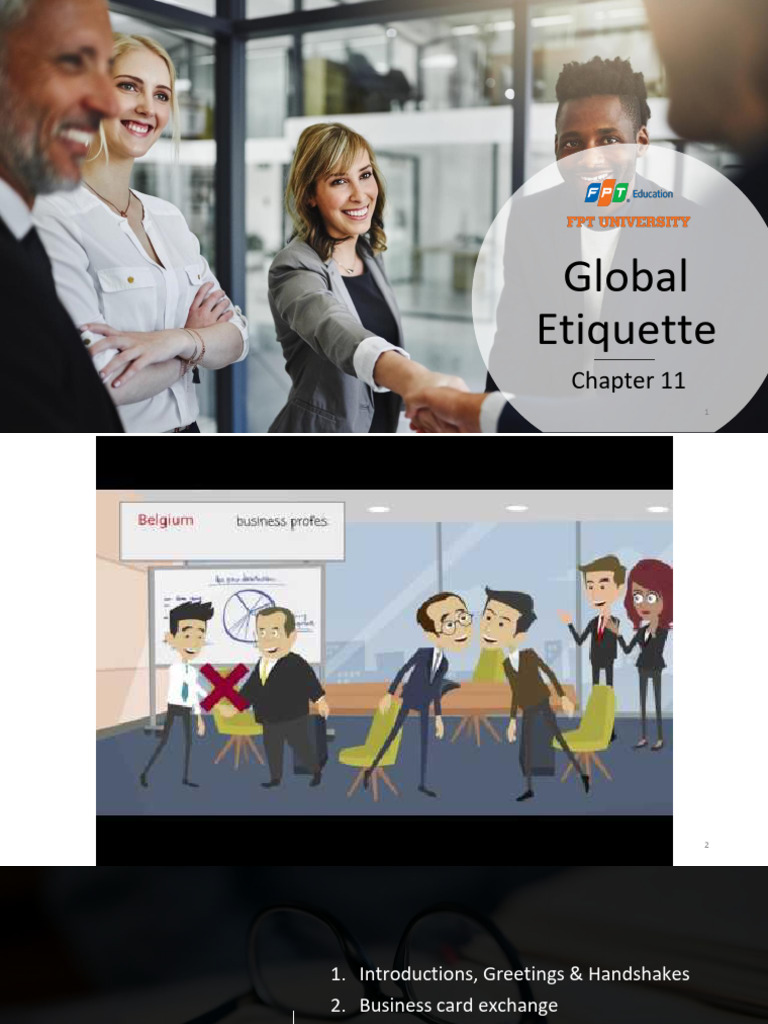 Chapter 11 - Global Etiquette | PDF | Etiquette | Kiss