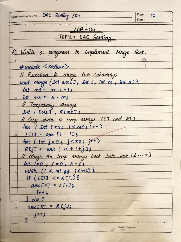 Daa lab | PDF Daa lab | PDF