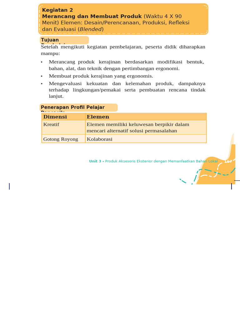 Modul Ajar-Pkwu - Kerajinan-11 | PDF