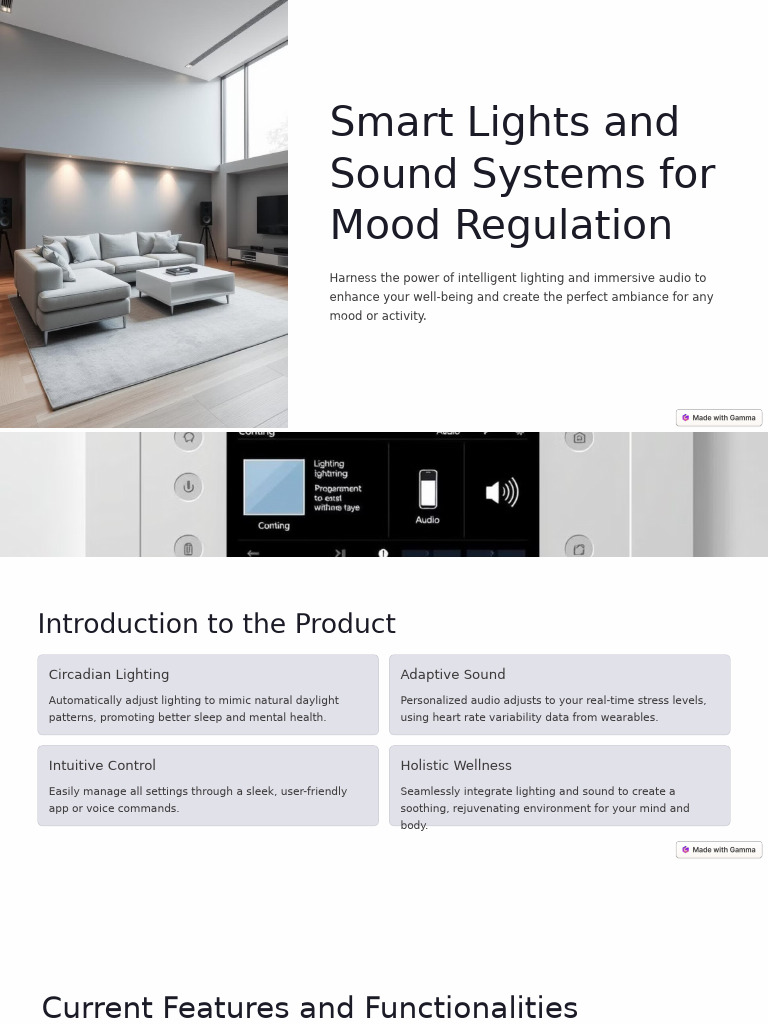 Smart Lights and Sound Systems For Mood Regulation | PDF | Lighting | Sleep