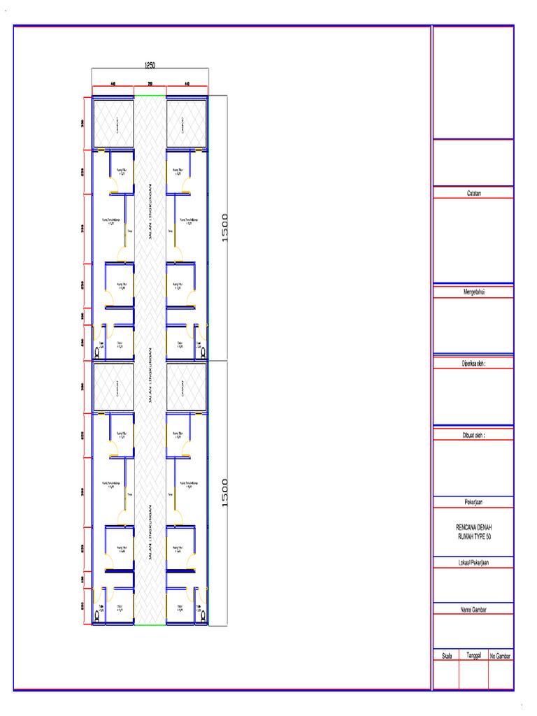 Denah Layout - 1 | PDF