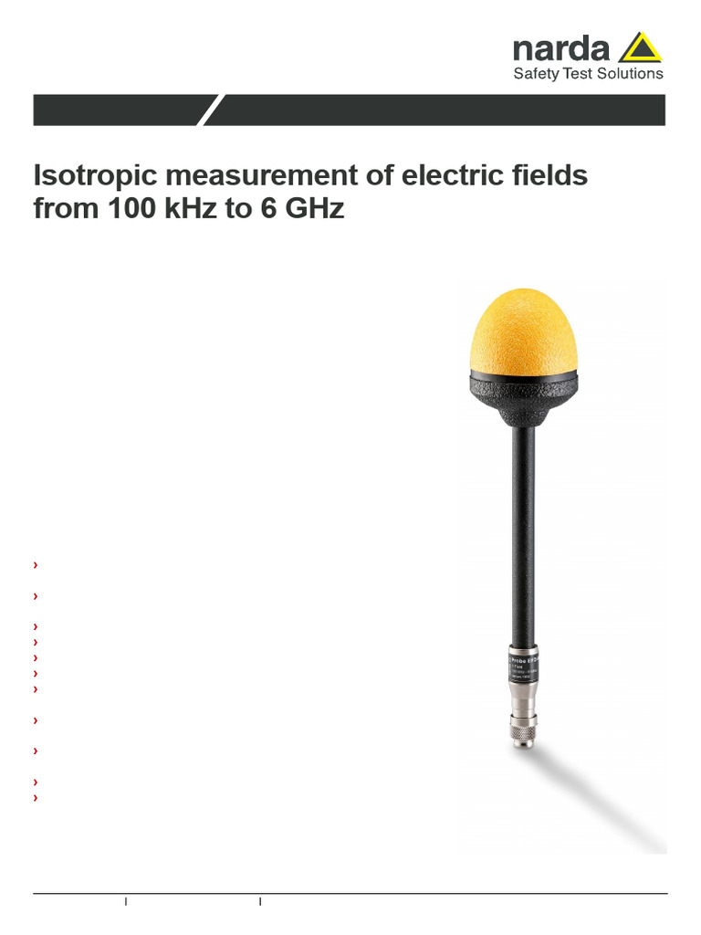Datasheet E | PDF | Calibration | Electronics