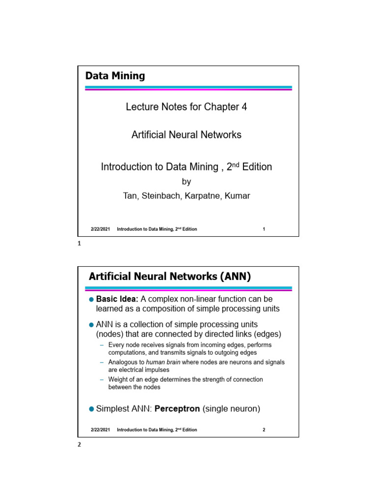 Chap4 Ann | PDF | Applied Mathematics | Computational Neuroscience