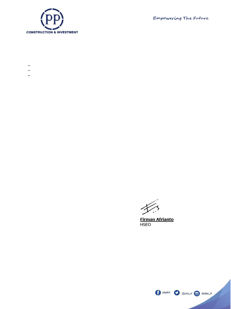 Undangan - QHSE Talk - 29112024 | PDF