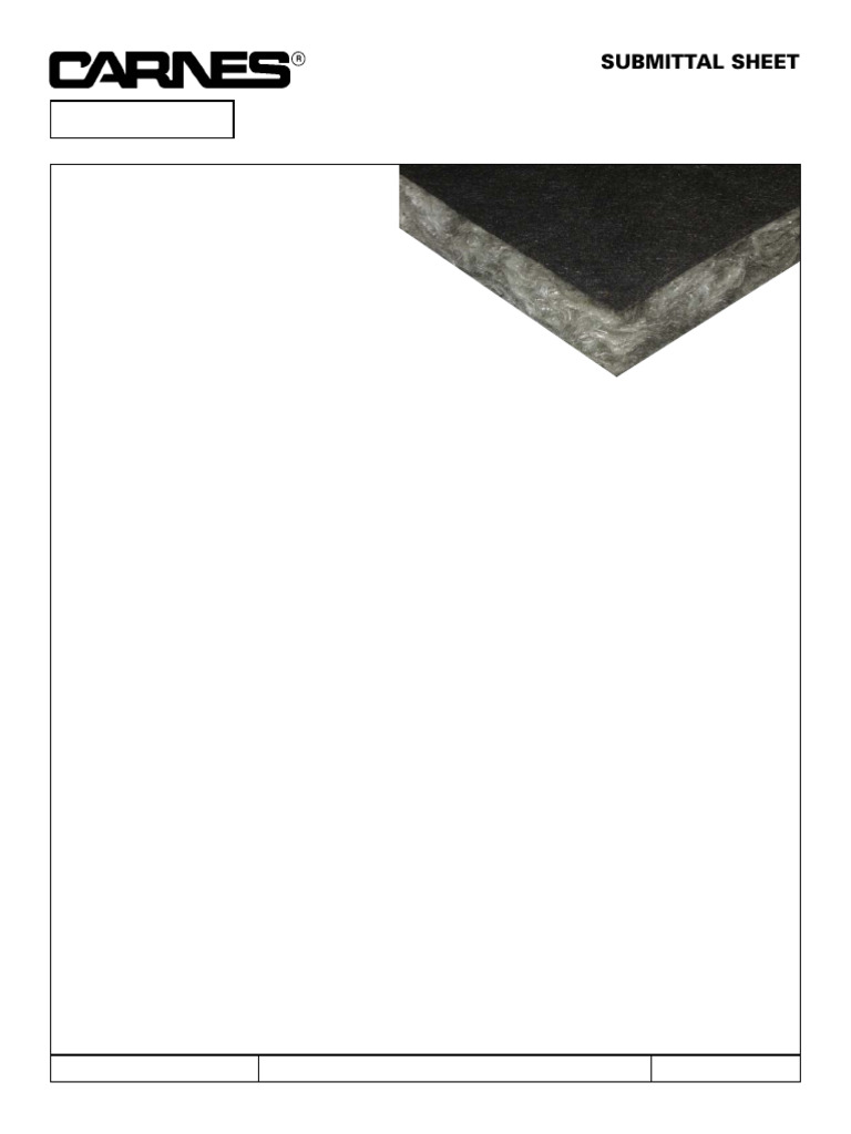 1/2" Matte Faced Insulation: Submittal Sheet | PDF