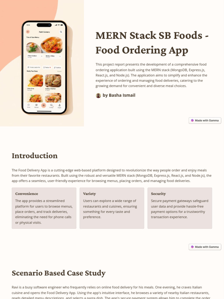 MERN Stack SB Foods Food Ordering App | PDF | Computing | Software