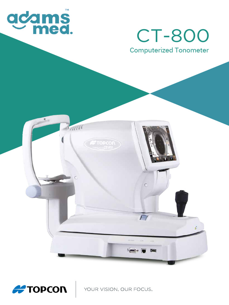 Topcon CT-800 Adams | PDF | Computer Monitor | Manufactured Goods