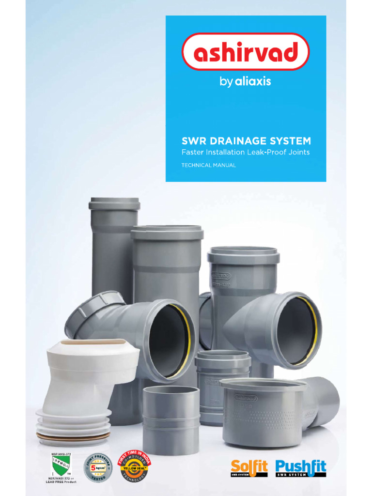 SWR Type-B (RT) Swept Tee With Door Bend Sample Ashirvad | PDF