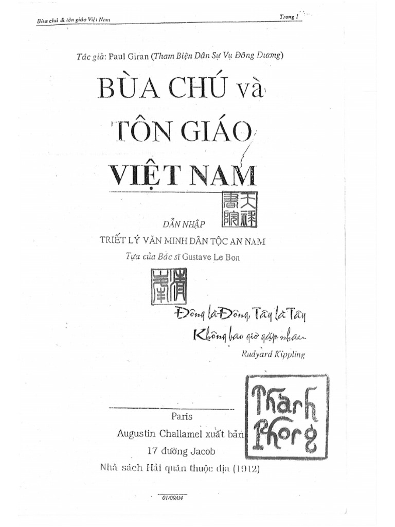 Bua Chu Va Ton Giao o Viet Nam Short | PDF
