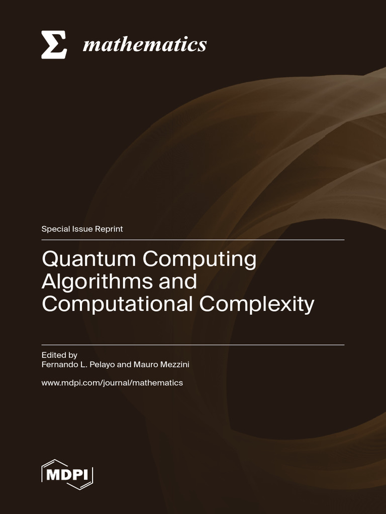 Quantum Computing Algorithms and Computational Complexity | PDF | Quantum Computing | Quantum ...