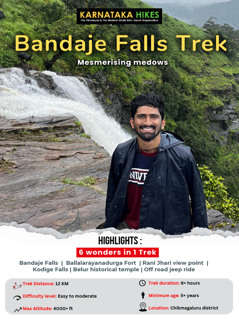 Bandaje Falls Trek and Fort Karnataka Hikes | PDF | Hiking