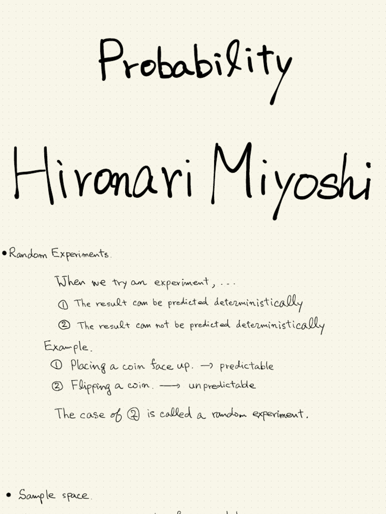 Probability 1 Pdf Applied Mathematics Probability