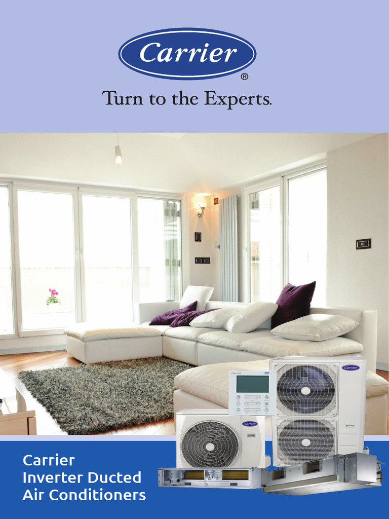 Carrier Inverter Ducted AC Overview | PDF | Air Conditioning | Building ...