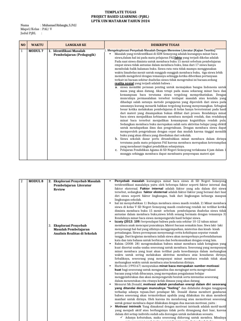 PJBL Modul 9 | PDF