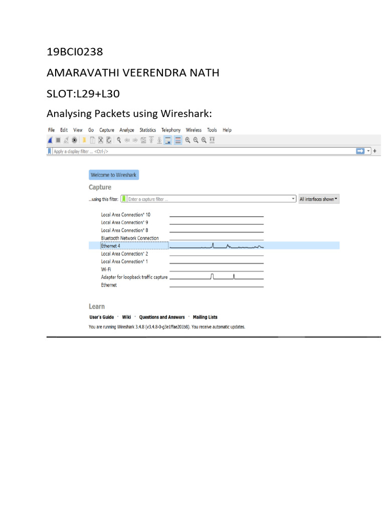 19bci0238 Isaa Lab Da 3 | PDF