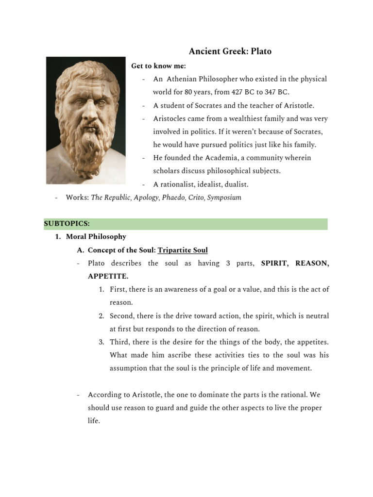 Ancient-Greek_-Plato | PDF | Plato | Socrates