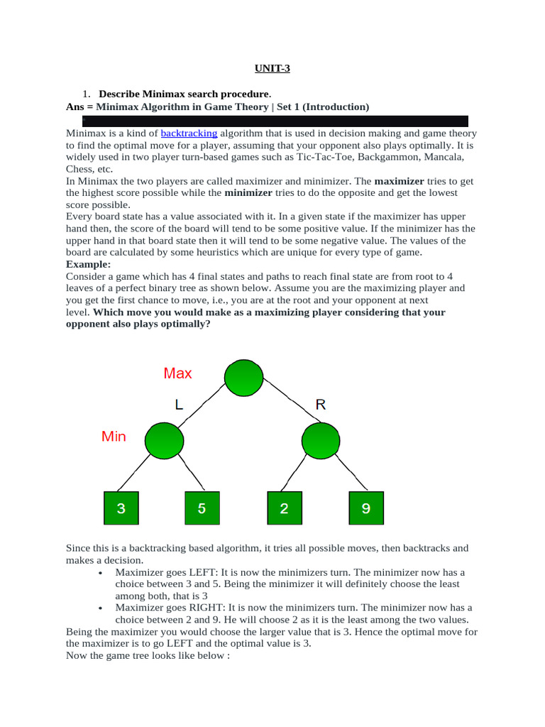 Ai (Unit 3) | PDF | Artificial Intelligence | Intelligence (AI) & Semantics