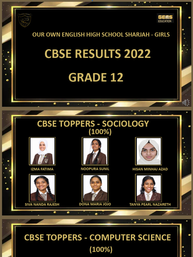 2 - FINAL CBSE Results 2022 | PDF