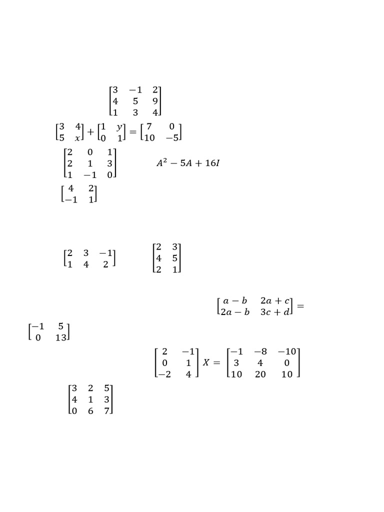 Matrices and Determinants Assignment Class 12 | PDF | Matrix (Mathematics) | Determinant
