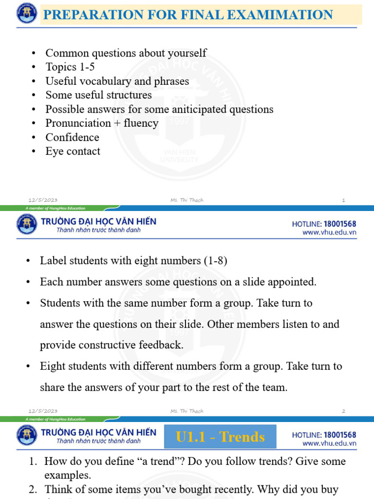 Final Exam Prep: Trends, Colors, Manners, Games, Family | PDF | Psychology