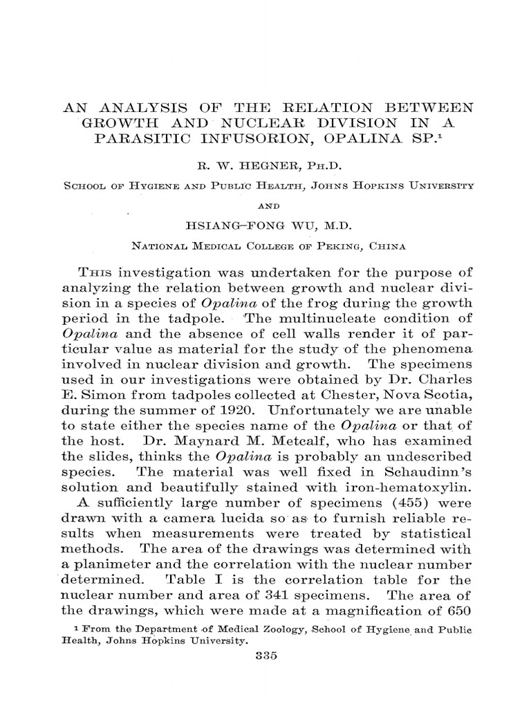 Biologi opalina | PDF | Cell Nucleus