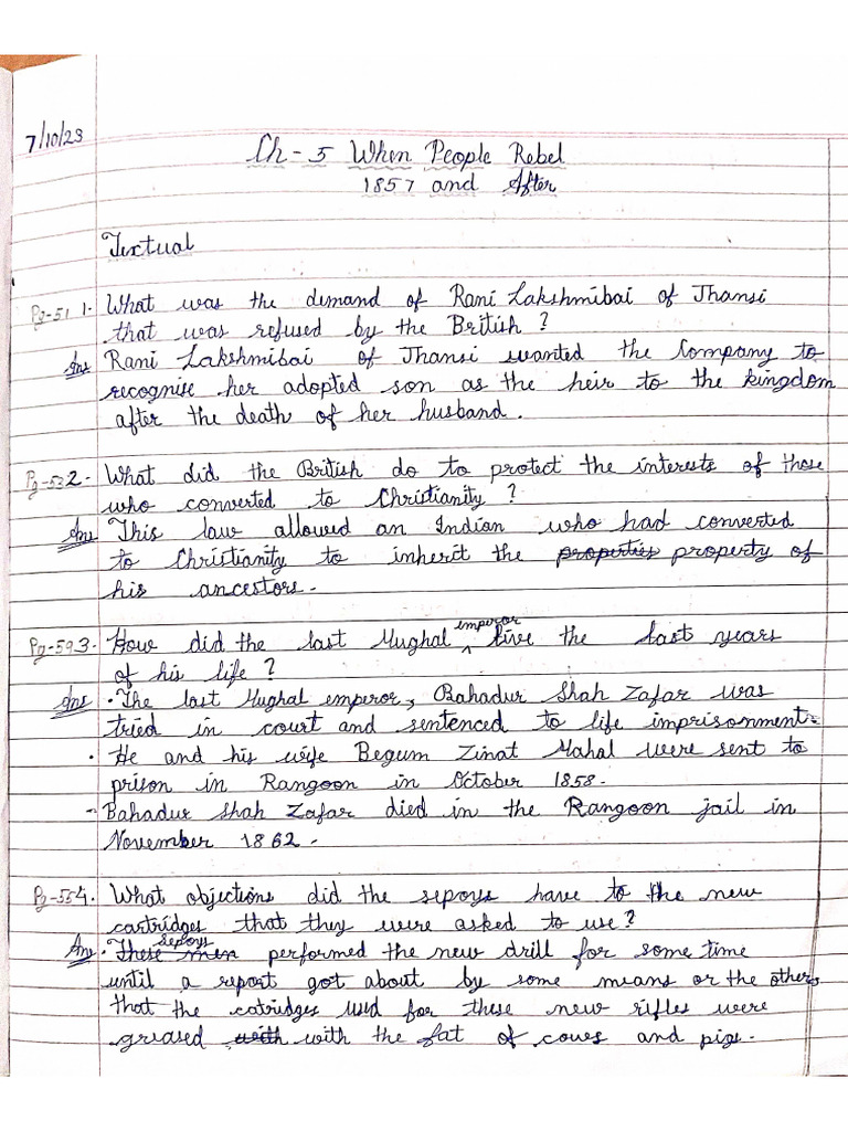 History CH 5 QA | PDF