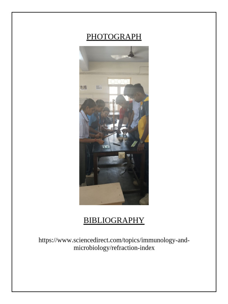 Physics Project Last Page | PDF