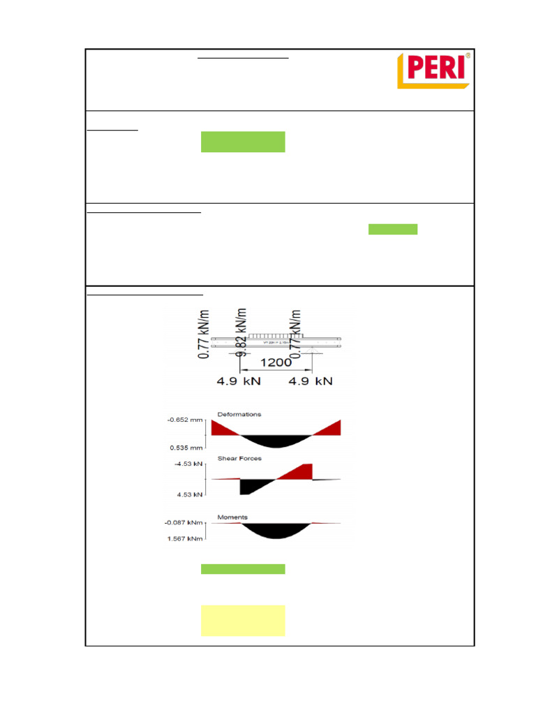 Beam Bottom Formwork Design Calculation | PDF | Mechanical Engineering ...