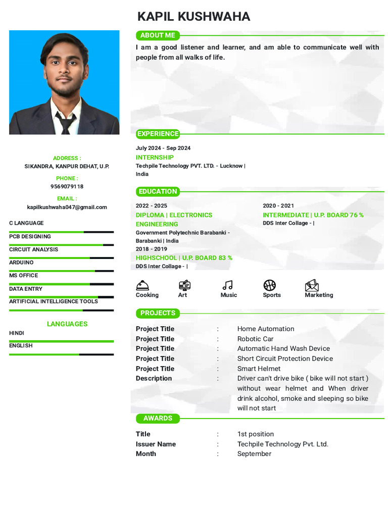 Kapil resume | PDF | Engineering | Computing