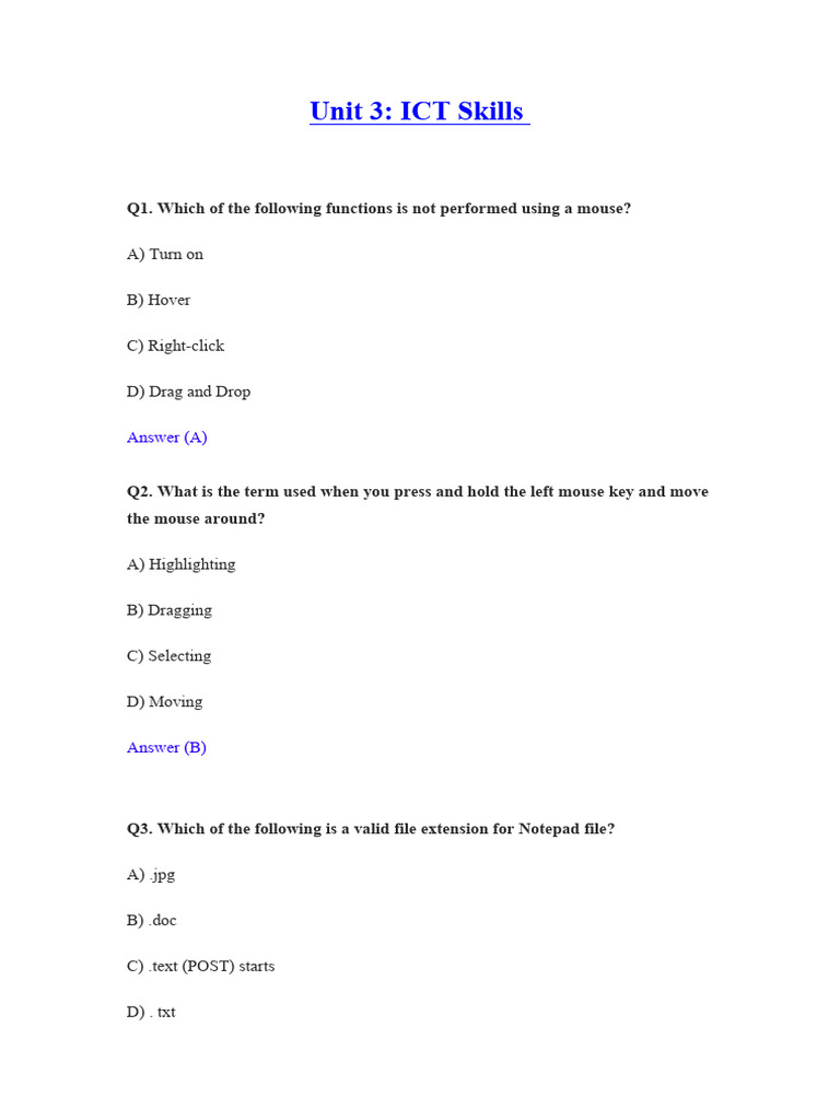 Chapter3 - ICT Skills Class 10 | PDF | Computer Virus | Computer File