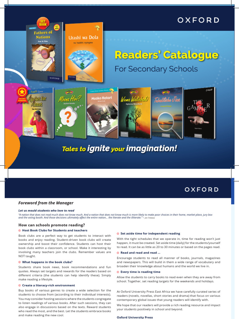Secondary Readers 2024(0) | PDF