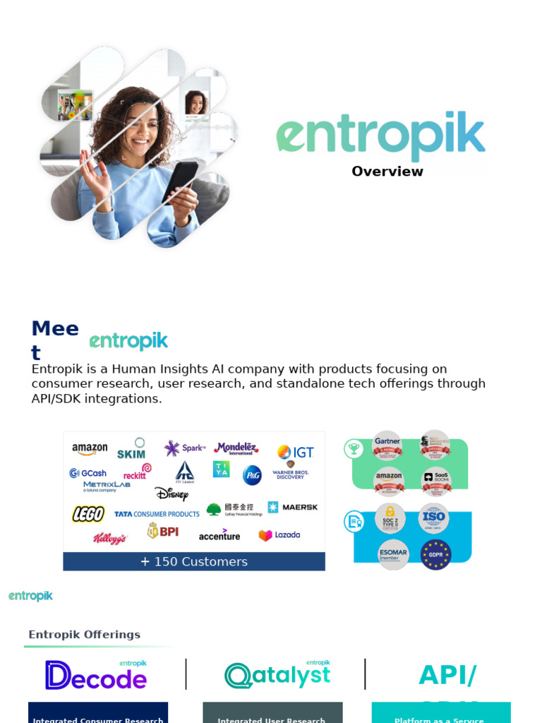 Entropik Overview - Consumer Research (1) 1 | PDF | Artificial Intelligence | Intelligence (AI ...