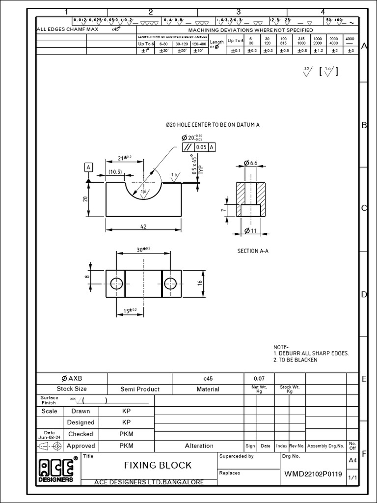 wmd22102p0119 Fixing Block | PDF