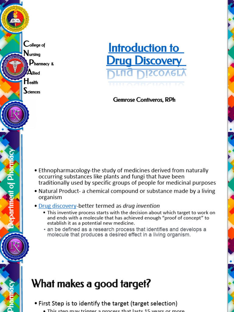 Introduction To Drug Discovery | PDF | Drug Discovery | Pharmacy