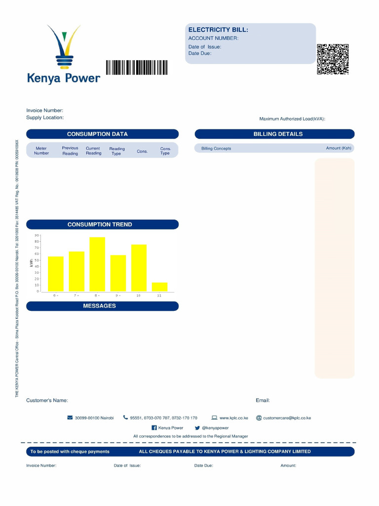 Energy Bill Notice and Payment Details | PDF | Value Added Tax | Market ...
