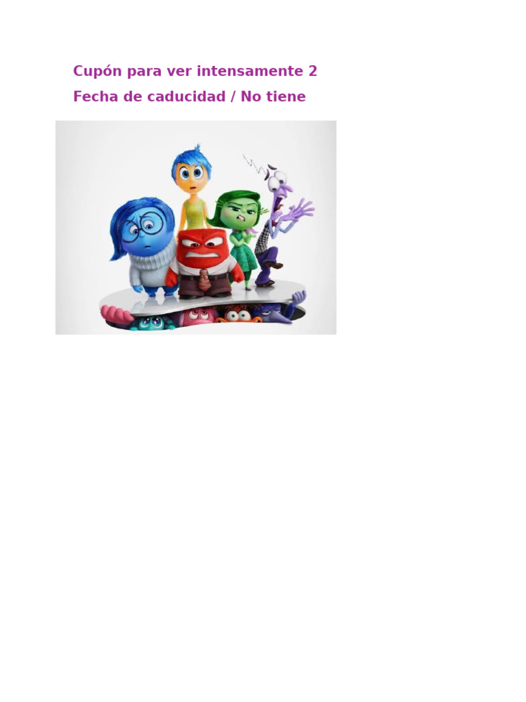 Intensamente 2 | PDF