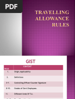 Central Govt TA/DA Rules Overview | PDF