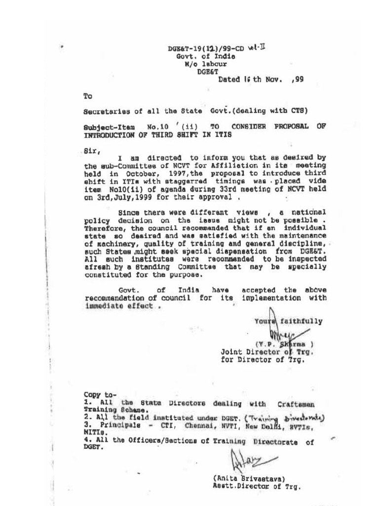 3rd Shift Letter Combined | PDF