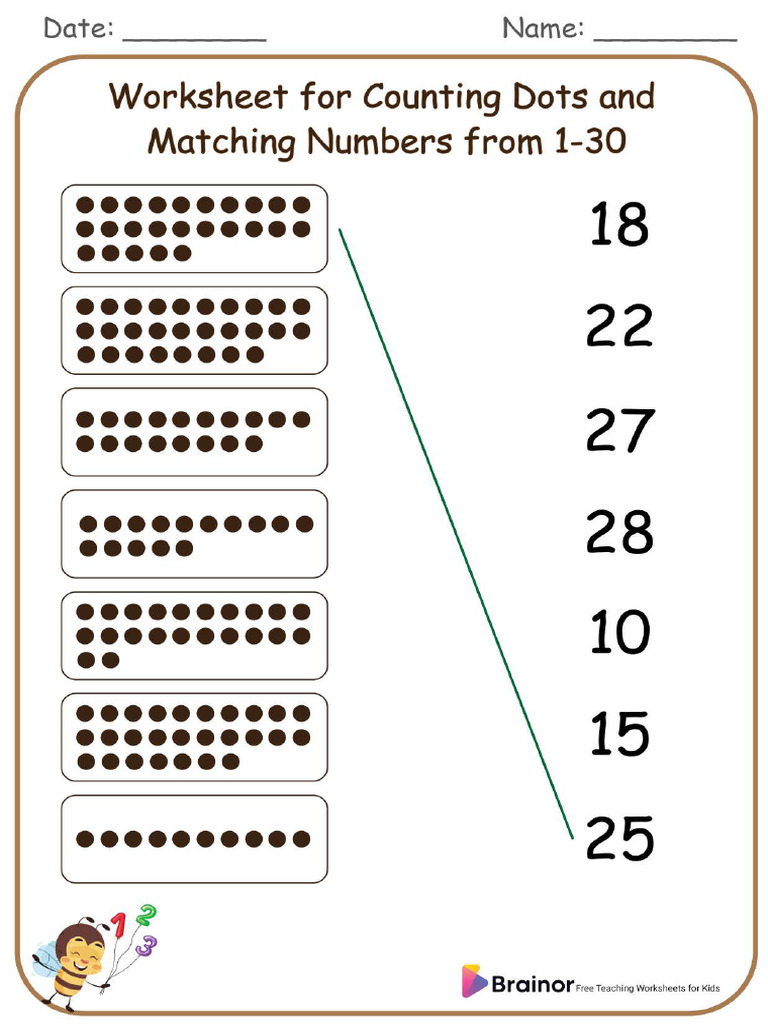 Counting Worksheets 1-30-08 | PDF
