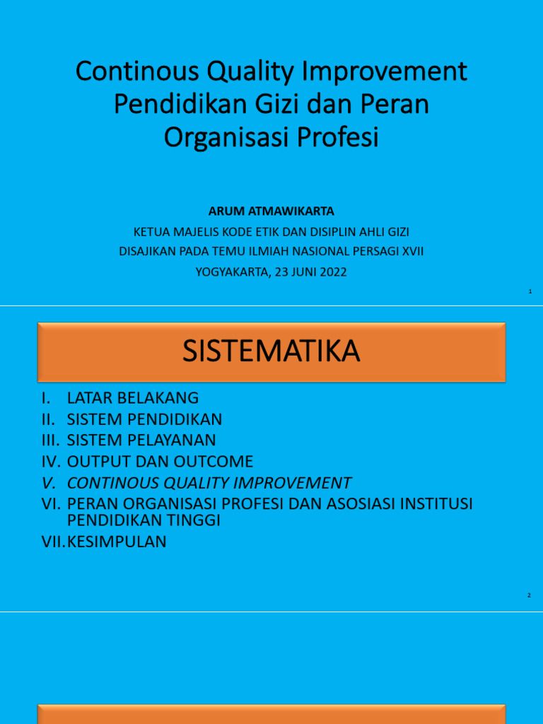 Arum Atmawikarta - Ketua MKEDAG - DPP PERSAGI-Temu Ilmiah Nasional XVII (23 Juni 2022) | PDF