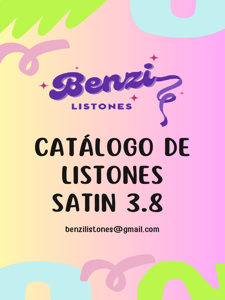 Catalogo de Listón 3.8 SATIN | PDF