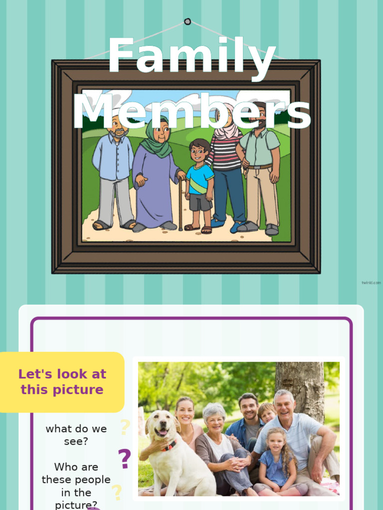 Family Members Powerpoint - ADULTS | PDF
