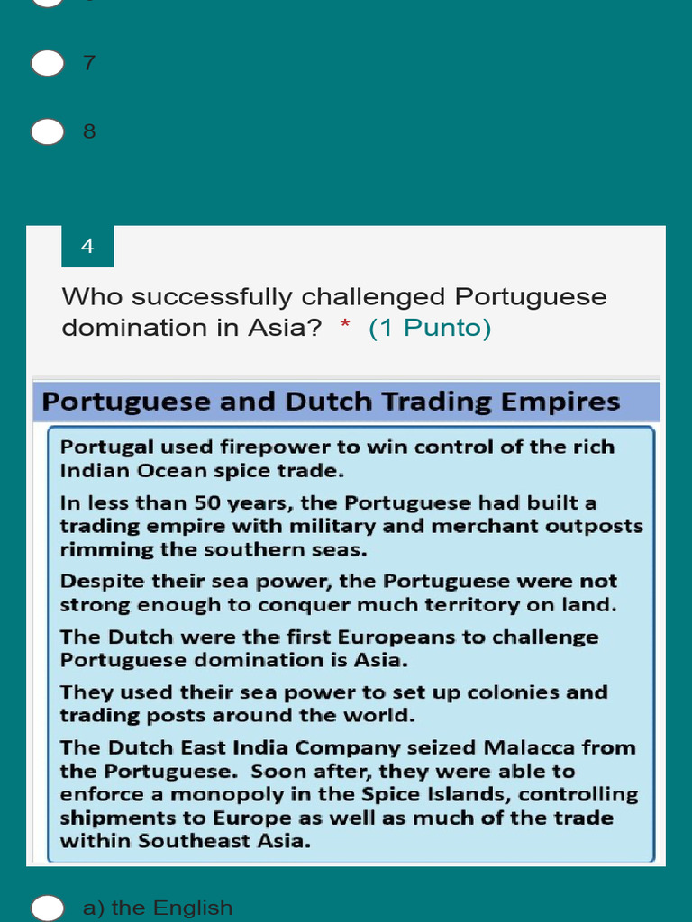 BR# 8 2 Portuguese and Dutch Trading Empires | PDF