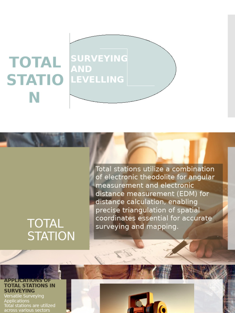 Total Station New (2) Power Point Ex No 1 | PDF | Surveying ...