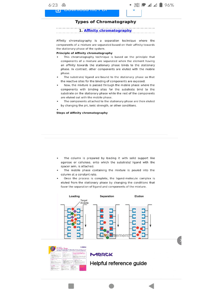 Chromatography Techniques | PDF