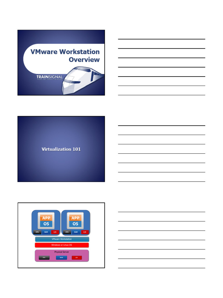 VMware Workstation Features Overview | PDF